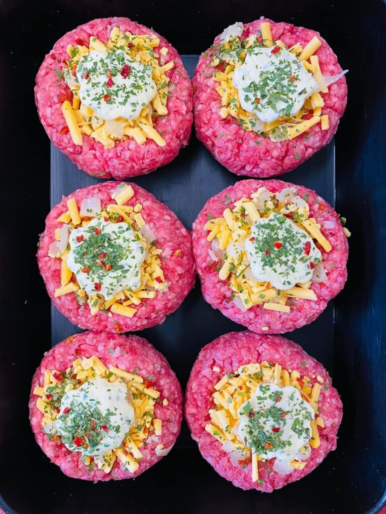 Steak, Cheese & Garlic Pockets - Nicholsons Butchers T:01282 617557