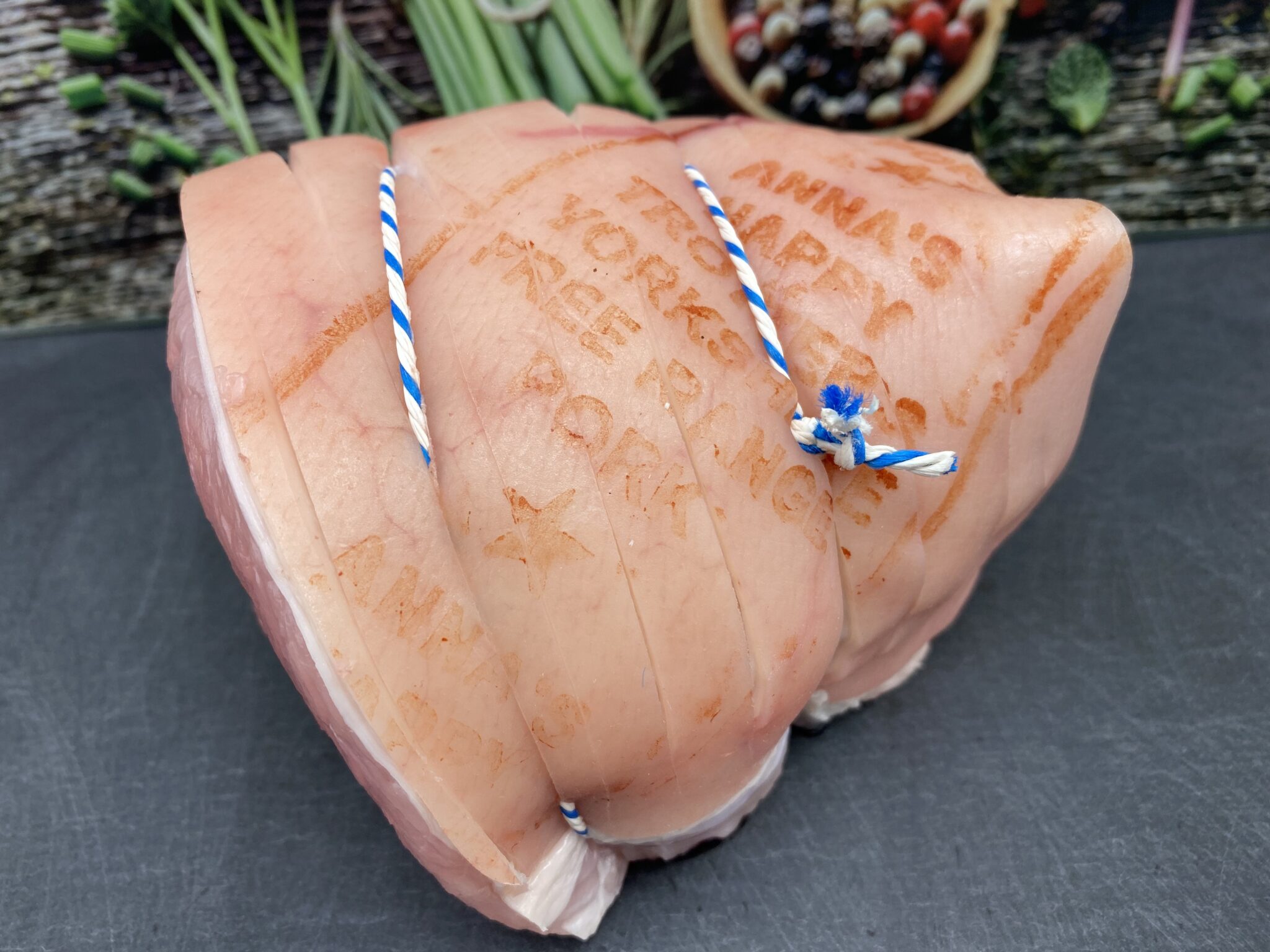 Boneless & Rolled Loin of Pork - Nicholsons Butchers T:01282 617557