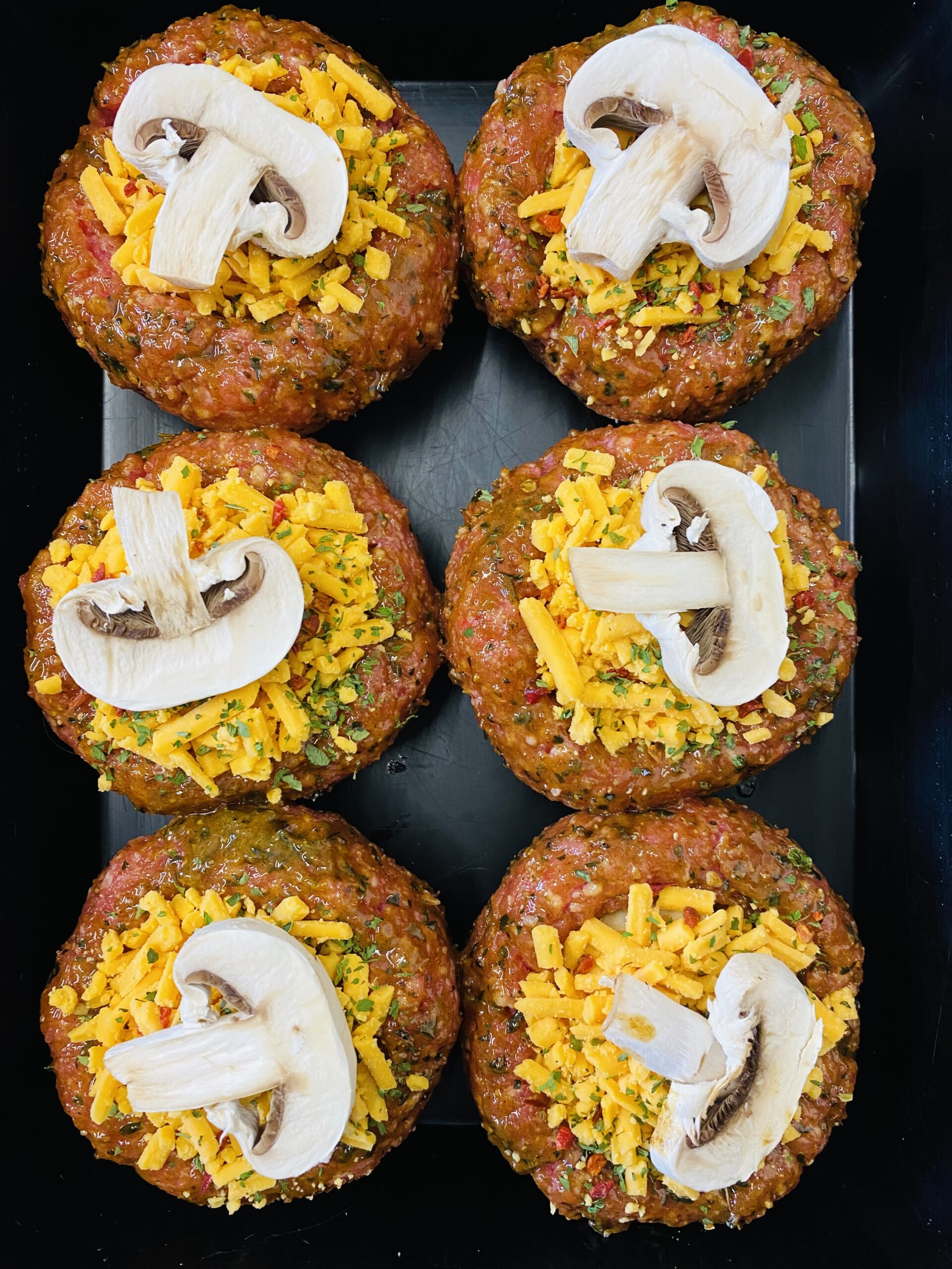 Steak, Mushroom & Cheddar Pockets - Nicholsons Butchers T:01282 617557